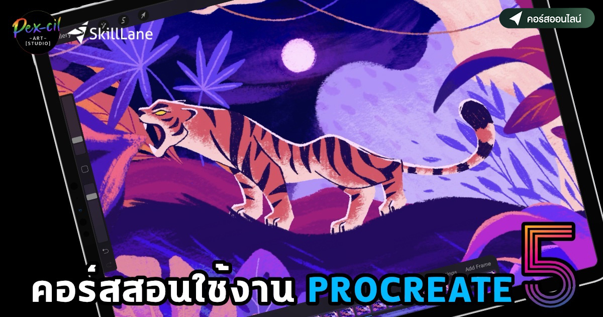 การใช้งาน PROCREATE 5 (อัพเดท) อย่างละเอียด | คอร์สออนไลน์ | SkillLane