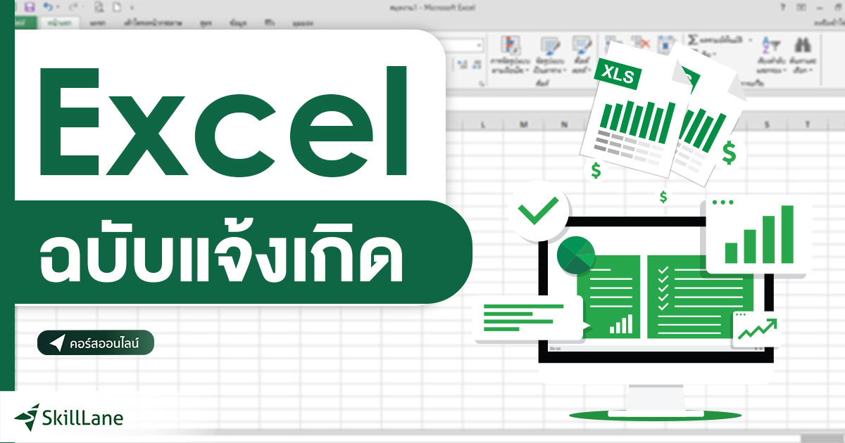 Excel ฉบับแจ้งเกิด | คอร์สออนไลน์ | SkillLane