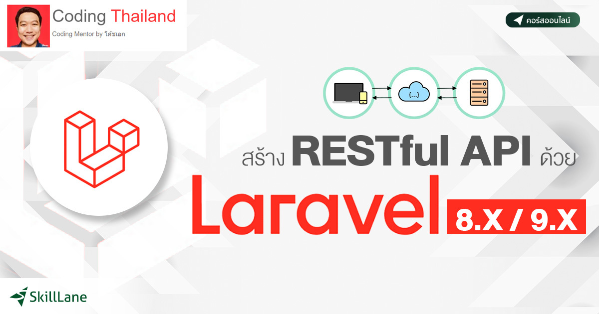 สร้าง Restful Api ด้วย Laravel 8x 9x คอร์สออนไลน์ Skilllane 