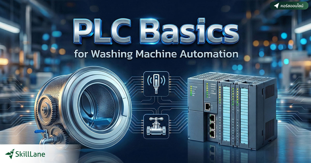 PLC Basics for Washing Machine Automation course | คอร์สออนไลน์ | SkillLane